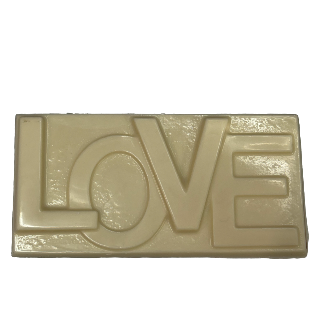 Handmade "Love" Chocolate Bar - Milk, Dark, White Chocolate - GF - The ...